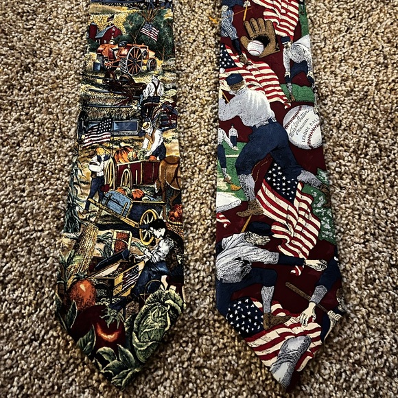 Max Rabb | Accessories | 2 Ties Vtg Americana Series Tango By Maxx Raab ...